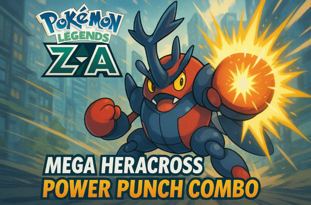 Pokémon Legends: Z-A Mega Heracross Power Punch Combo – Gameodo
